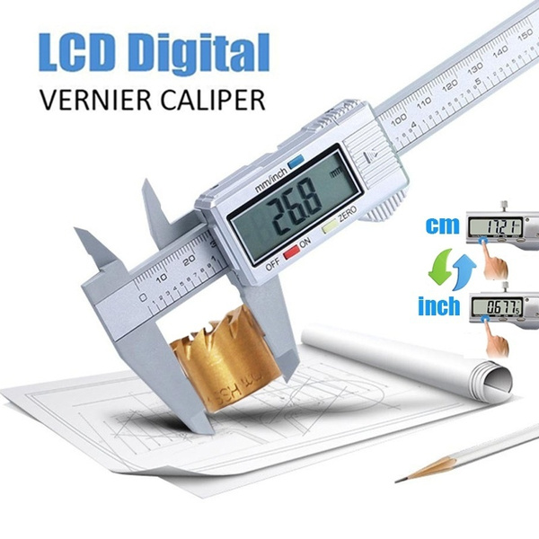 LCD Digital Vernier Caliper Electronic Measure Instrument 0-150mm ...