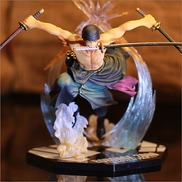 Japanese Anime Figures One Piece Roronoa Zoro Sword Mito Flow Battle ...
