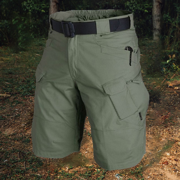 City Tactical Shorts Five-point Pants Waterproof Men Military Cargo ...