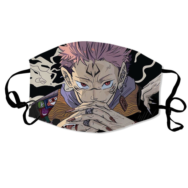 Jujutsu Kaisen Mask Soft Dust Masks Mouth Face Masks Reusable Washable ...