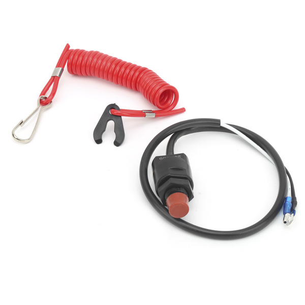 Emergency Stop Switch Safety Tether 6E9-82575-09 Fit for Outboard 15HP ...