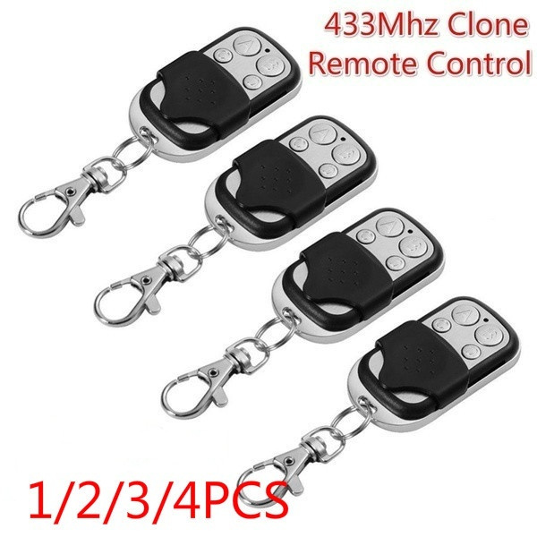 1/2/3/4Pcs Universal ABCD Four Button Gate Garage Door Opener Wireless ...