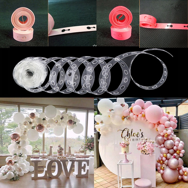 1 roll Balloon Accessories 3/5M Balloon Chain Ribbon Dot Wedding Party ...