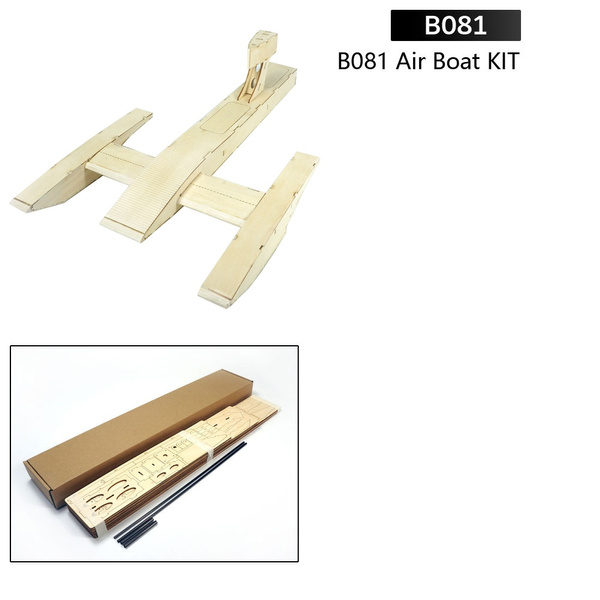 Dancing Wings Hobby RC Outrigger Air Boat Wooden 600mm Sponson Race ...