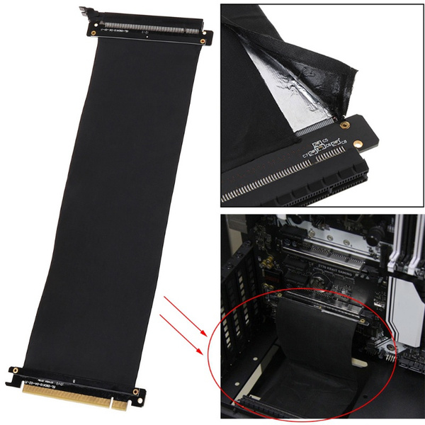 High Speed PC Graphics Cards PCI Express Connector Cable Riser Card PCI ...