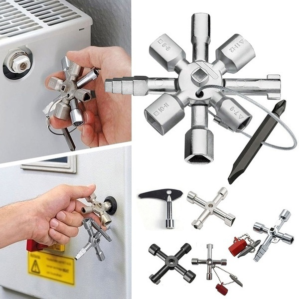 10 in 1 Multifunction Key Wrench Key Wrench Triangle Electric Control ...