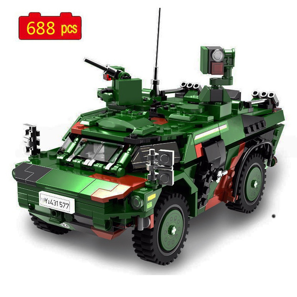 WW2 Military Series World War II German Fennek Wheeled Armored ...