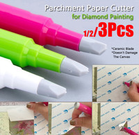 3/2/1PC Diamond Painting Parchment Paper Cutter Ceramic Blade to Cut ...