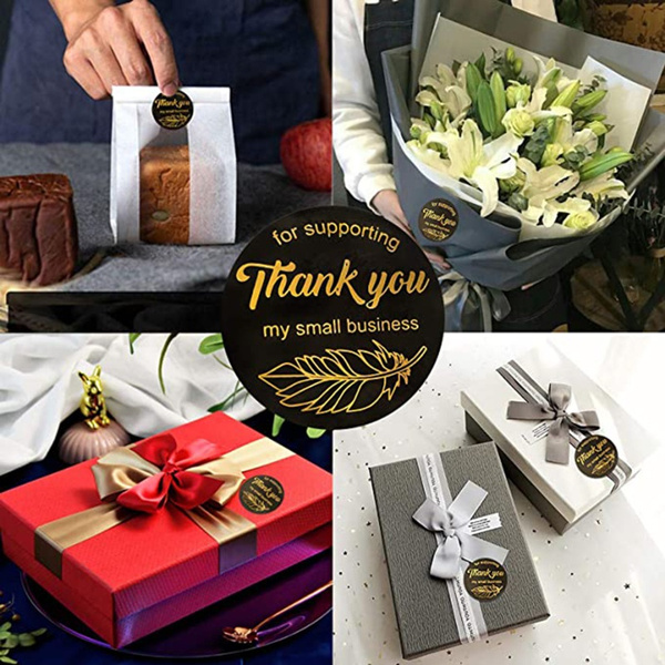 Handmade Cake Packaging Sealing Label Kraft Sticker Baking DIY Gift Box ...