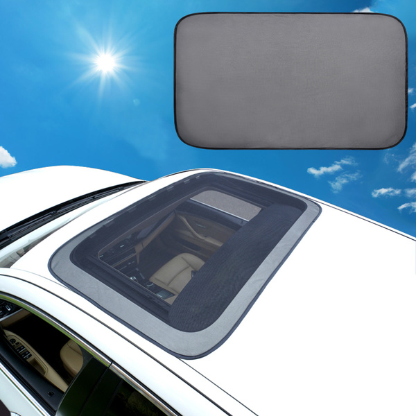 Magnetic Car Sunroof Sun Shade Moonroof Mesh Car Roof Cover SUV Tent ...