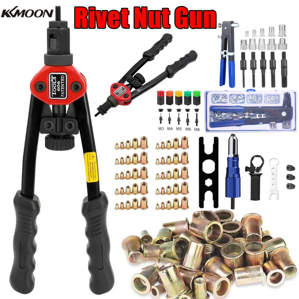 KKMOON 12in Labor-saving Hand Riveter BT-606 Double Insert Manual Rivet ...