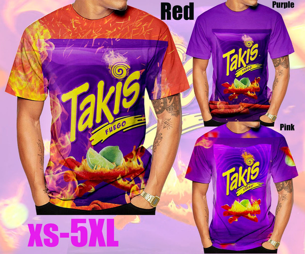 2021 Summer Newest Men's and Women's TAKIS Snacks 3D Printing Original ...