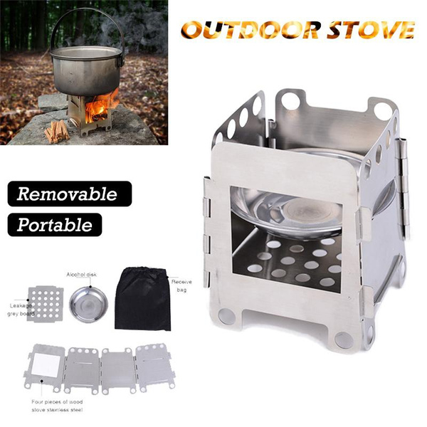 Stove Lightweight Folding Wood Stove Outdoor Camping Stove Picnic ...