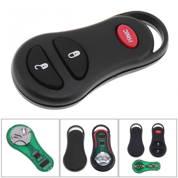 315MHz 2 + 1 Buttons Uncut Replacement Keyless Entry Remote Transmitter ...