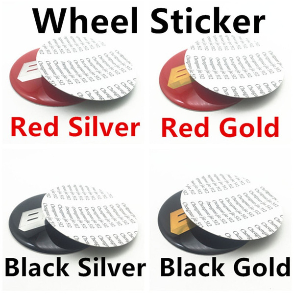 Car Decoration Wheel Hub Caps Decoration Logo Badge BBS Sticker 4pcs ...