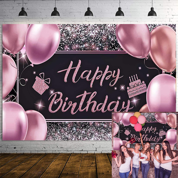 3 Sizes Happy Birthday Backdrop Banner Photography Background Happy ...