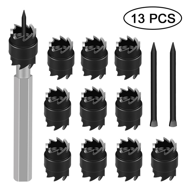 13pcs Spot Weld Cutter Set 3/8 Inch Double Sided Rotary Spot Weld ...