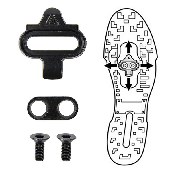 Bike Cleats Set Compatible with SPD Single Release bike Clips For ...