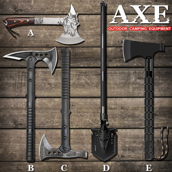 Men's outdoor camping enthusiasts survival tool shovel portable axe ...