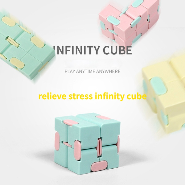 NEW Relieving Stress Infinity Cube Fidget Toys for Kids and Adults ...