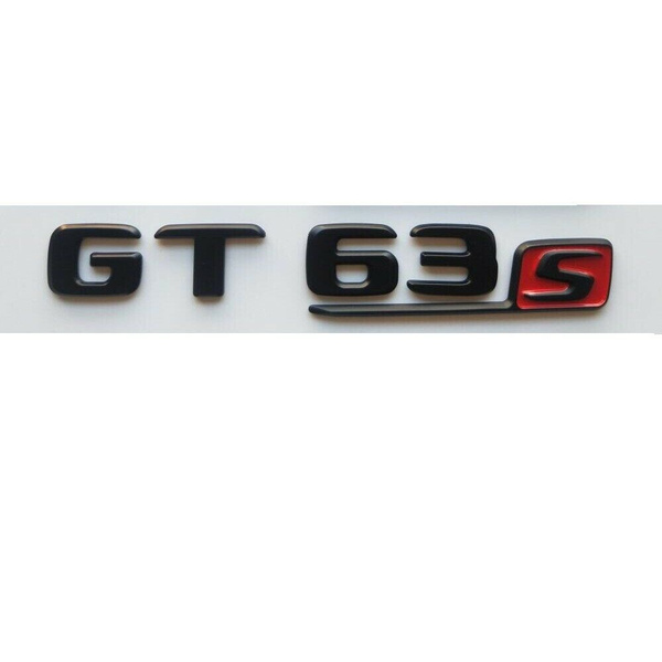 Matt Black GT63s Letters Trunk Emblems Emblem for X290 AMG GT63 S | Wish