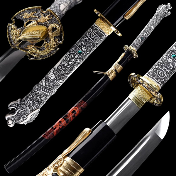 Whole Tang, Katana, handmade, super sharpness, multi-function, tactical ...