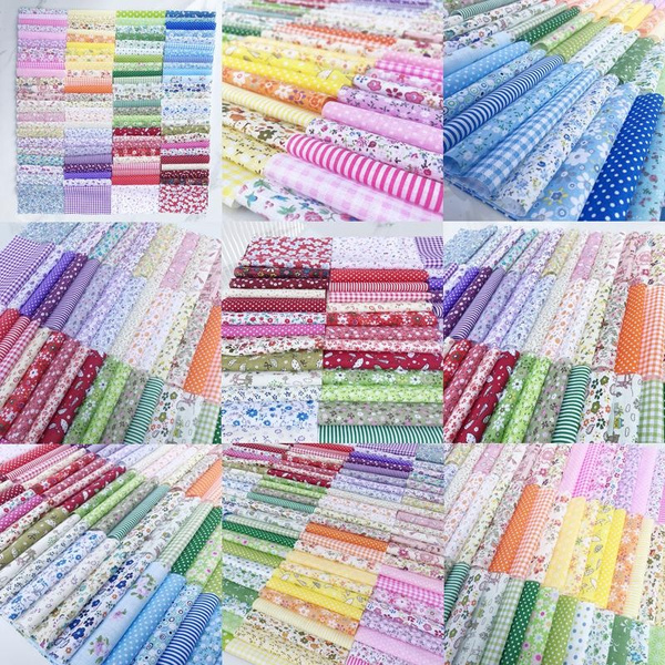 200-500g DIY Sewing Fabric Patchwork Fabric Cotton Quilting Fabric By ...