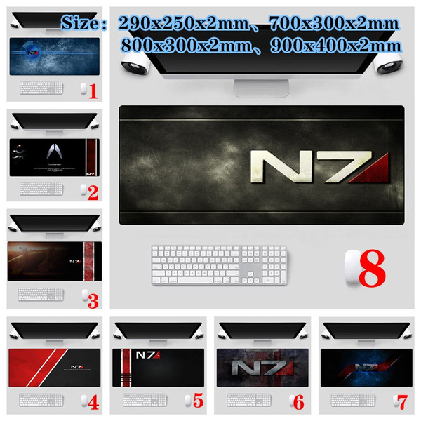 Mass Effect Mouse Pad 3D Gaming Mouse Pad Desktop Decoration Mouse Pad ...