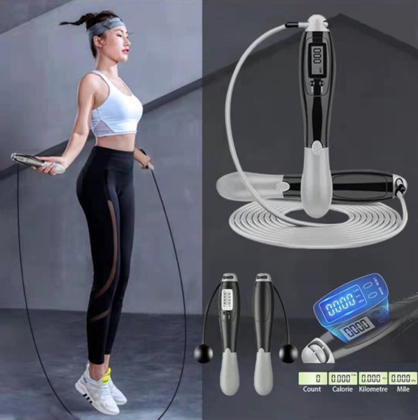 Cordless Electronic Skipping Rope Gym Fitness Cordless Skipping Smart ...