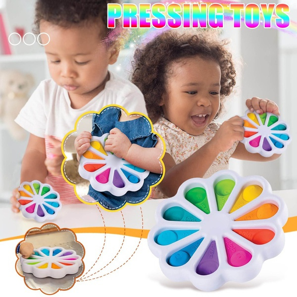 New Fidget Simple Dimple Toy Fat Brain Toys Stress Relief Hand Fidget ...