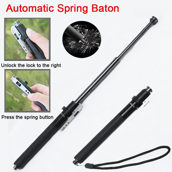 2 Style Automatic Spring Crowbar Car /Manual Telescopic Crowbar Self ...
