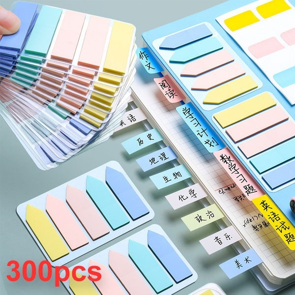 Morandi Color Convenience Sticker Index Label Sticky Note Paper School ...
