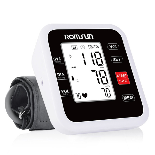 Blood Pressure Monitor Heart Beat Rate Pulse Meter Tonometer Pulsometer ...