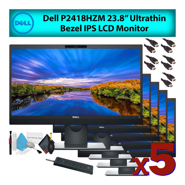 Dell P2418HZM 24" 16:9 Ultrathin Bezel IPS LCD Computer Monitor (5-Pack ...