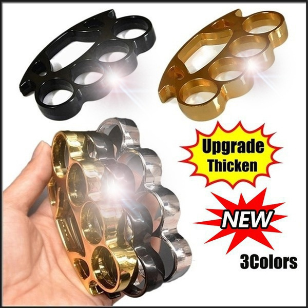 EDC Brass Knuckles Ring Tactical Survival Multi-Functional Self Defense ...