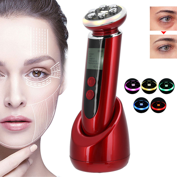 Multi‑Function RF Radio Frequency Machine LED Light EMS Facial Skin ...