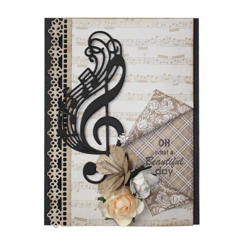 Craft Metal Cutting Dies Cut Die Mold Musical Note Decoration Scrapbook ...