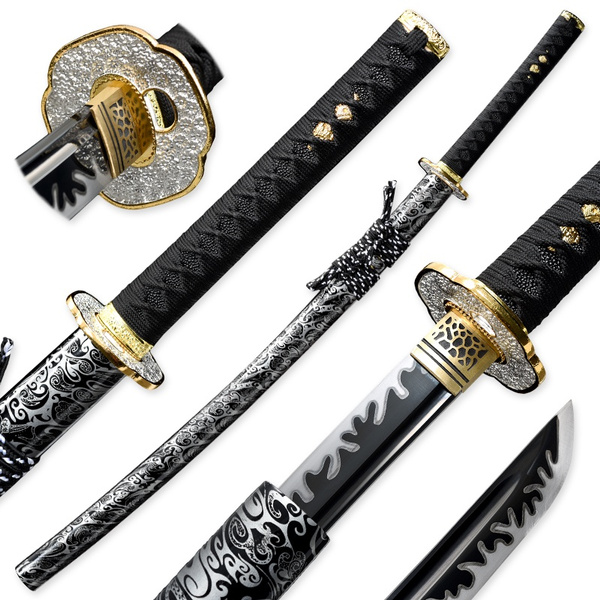 41 inches, katana, hand sharpened, sharp, full Tang sword, ready for ...