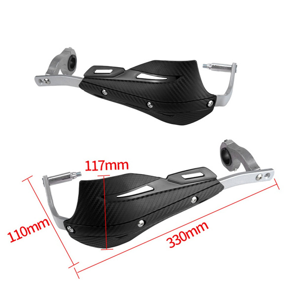 1 Pair 7/8" Universal Motorcycle Handguards Handlebar Guards 22mm for ...