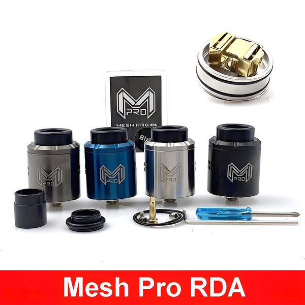 Mesh Pro RDA Tank 24mm Adjustable 316ss Mesh Coil Atomizer with Pin BF ...