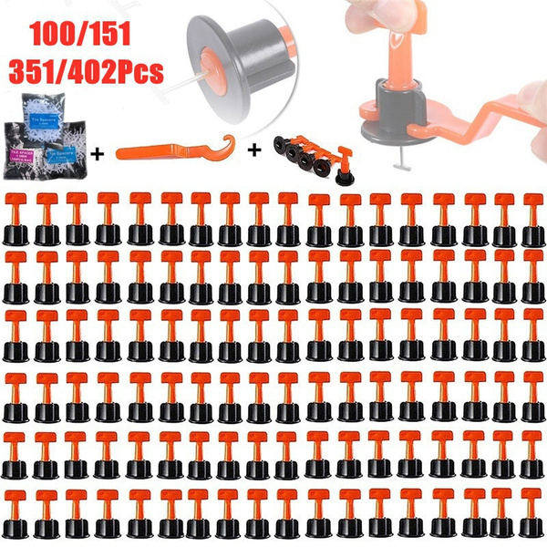 151/50/402pcs Level Wedges Alignment Tile Spacers Kit for Flooring Wall ...
