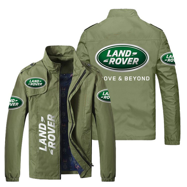 2021 Mens Fashion LAND ROVER Military Motorcycle Flight Jacket Pilot ...