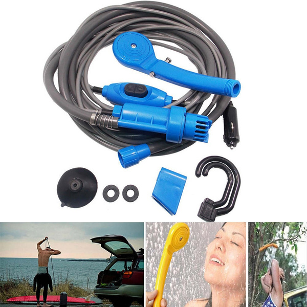 1Set 12V Car Rain Shower Sprayer Portable Car Shower Outdoor Car Wash ...