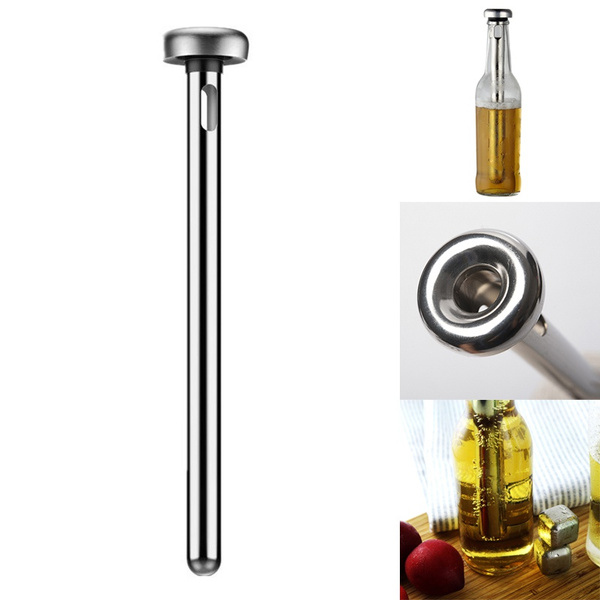 Stainless Steel Beer Chiller Stick for Bottles Portable Soda Wine ...