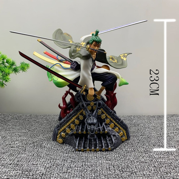 New 2021 Anime One Piece Roronoa Zoro Figure Pvc Model Interchangeable ...