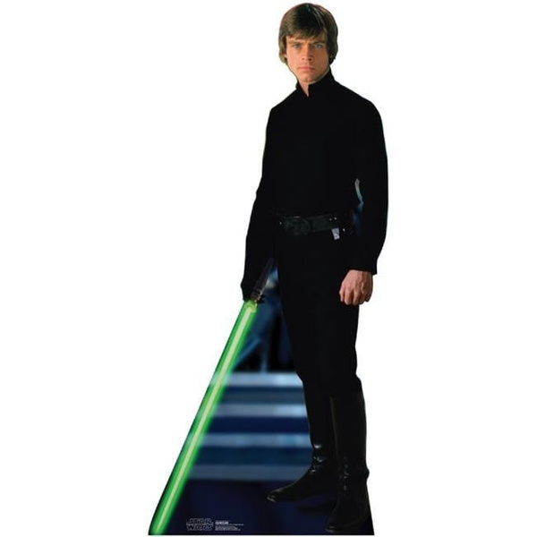 70 in. x 31 in. Luke Skywalker Cardboard Standee Standup Cutout Star ...