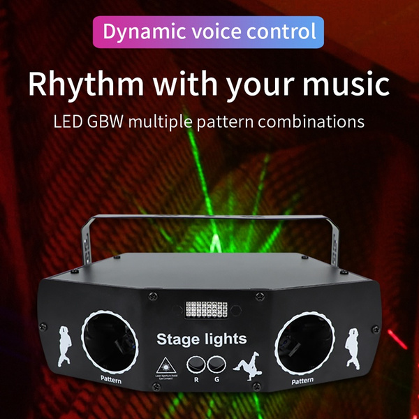 Disco DJ Animated Laser Light Animation Laser Projector DMX512 Scanner ...