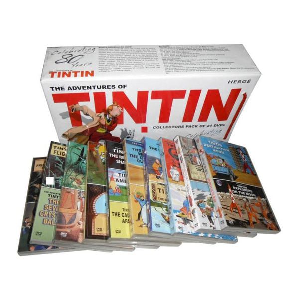 The Adventures of Tintin Complete Collection (TV) 21-Disc Set Series ...