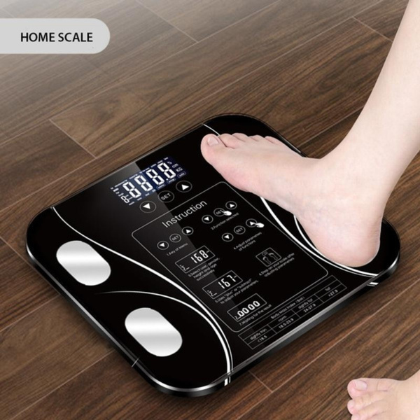 Body Fat Scales Smart BMI Scale High Precision Touch Control Digital ...