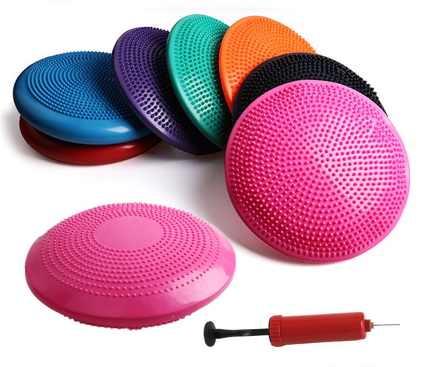 34cm/13inch Balance Disc Fitness Inflatable Wobble Cushion Air ...